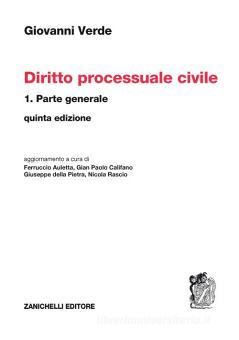 Diritto processuale civile vol.1 - Verde Giovanni, Zanichelli, 9788808620620 | Libreria ...