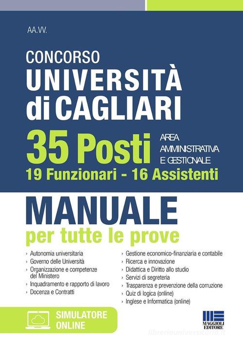 Concorso Università di Cagliari. 35 posti area amministrativa e gestionale. 19 Funzionari e 16 ...