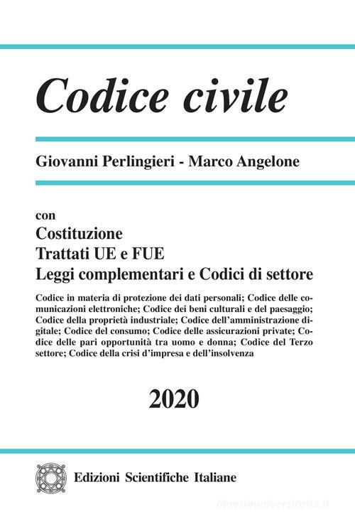 Codice civile di Giovanni Perlingieri, Marco Angelone - EAN ...