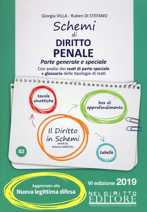 Schemi di diritto penale. Parte generale e speciale di Giorgia Villa ...