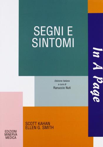 Segni e sintomi di Scott Kahan, Ellen G. Smith - EAN: 9788877114860 ...