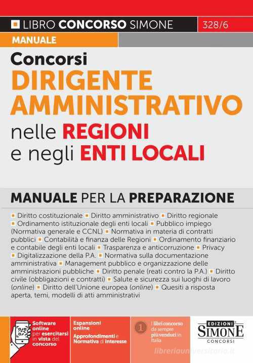 Concorsi dirigente amministrativo nelle regioni e negli enti locali ...