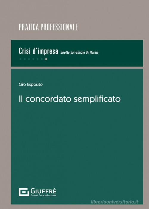 Il concordato semplificato di Ciro Esposito - EAN: 9788828805717 ...