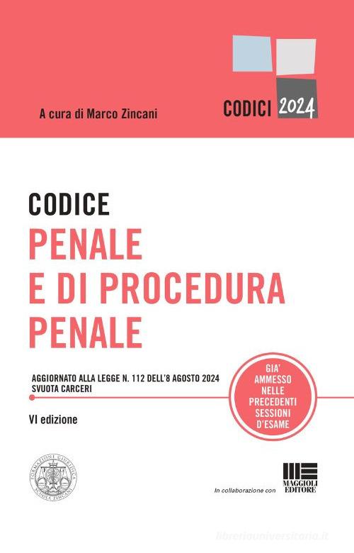 Codice penale e di procedura penale. Aggiornato alla legge n. 112 dell ...