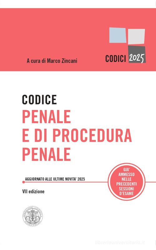 Codice penale e di procedura penale - EAN: 9791280468307 | Libreria ...