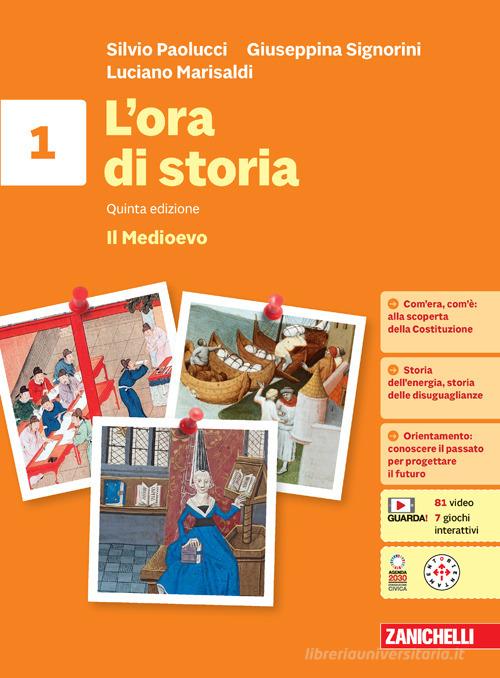 L'ora di storia. Con Atlante storico. Per la Scuola media. Con ...