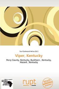 Viper, Kentucky - Libro - Crypt Publishing | Libreria Universitaria